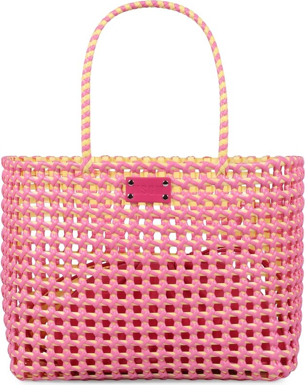 MSGM Logo Plaque Tote Bag - ShopStyle