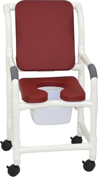 MJM International Corporation Shower chair 18 in internal width 3 in ...