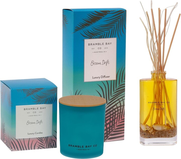 Bramble Bay 2pc Oceania Scented Candle & Diffuser Set Ocean Drift - ShopStyle