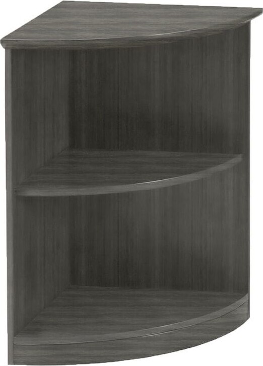 Safco Quarter Round Corner Bookcase, 2 Shelf Bookshelf - ShopStyle Home ...
