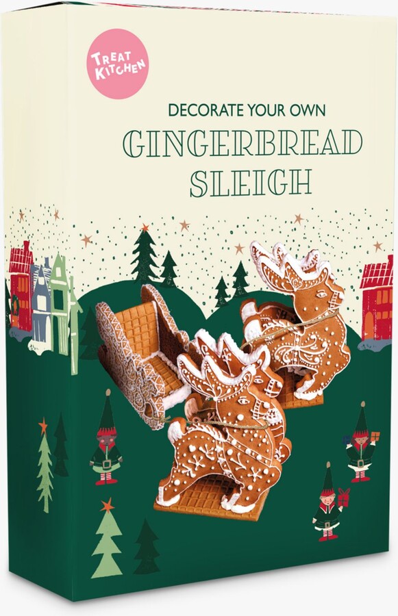 Treat Kitchen Build Your Own Gingerbread Sleigh Kit - ShopStyle Food ...