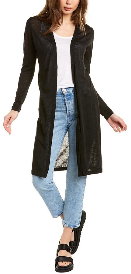 Theory Torina Linen-Blend Cardigan - ShopStyle