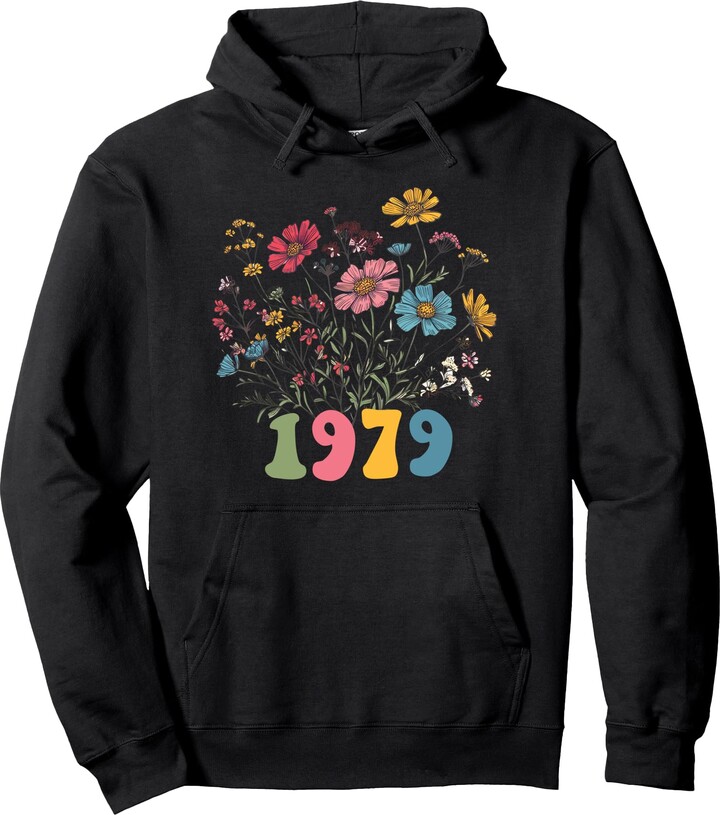 Retro Vintage 1979 Tee Turning 46 Wildflower Tees Wildflower Born 1979 46th Birthday 1979 for ...