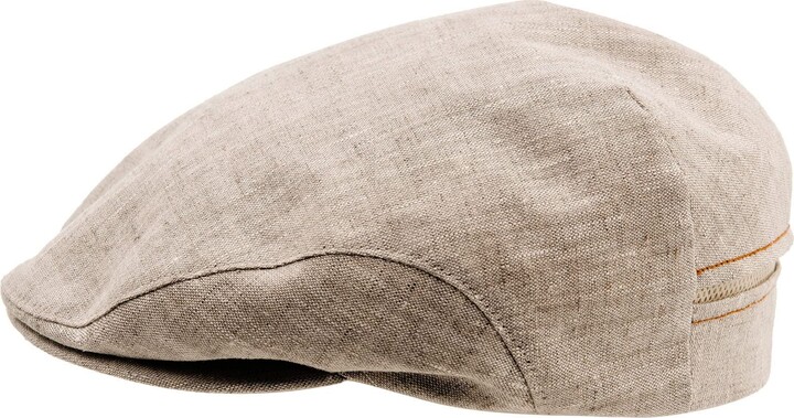 Sterkowski Derby Cap | 100% Linen Flat Cap for Men and Women | Flat Cap ...