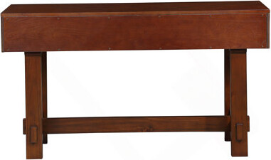 Latitude Run 52 inch Sofa Table with Storage Drawers, Mid Century ...