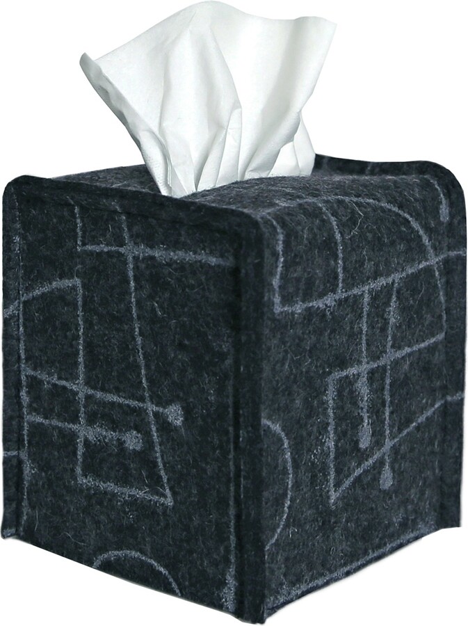 Lorraine Tuson - Chalkline Tissue Box Cover - Charcoal - ShopStyle ...