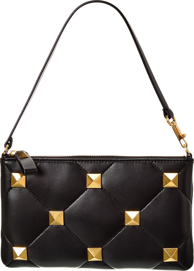 Valentino Roman Stud Leather Pouch - ShopStyle Clutches