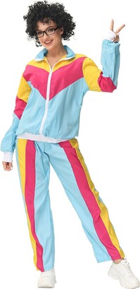 IBTOM CASTLE 80s Tracksuit Costumes for Men - ShopStyle Tops