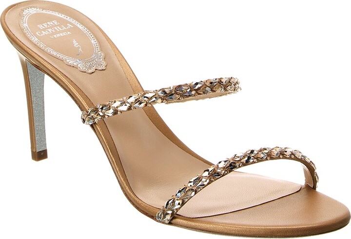 Rene Caovilla Eden Satin Sandal - ShopStyle