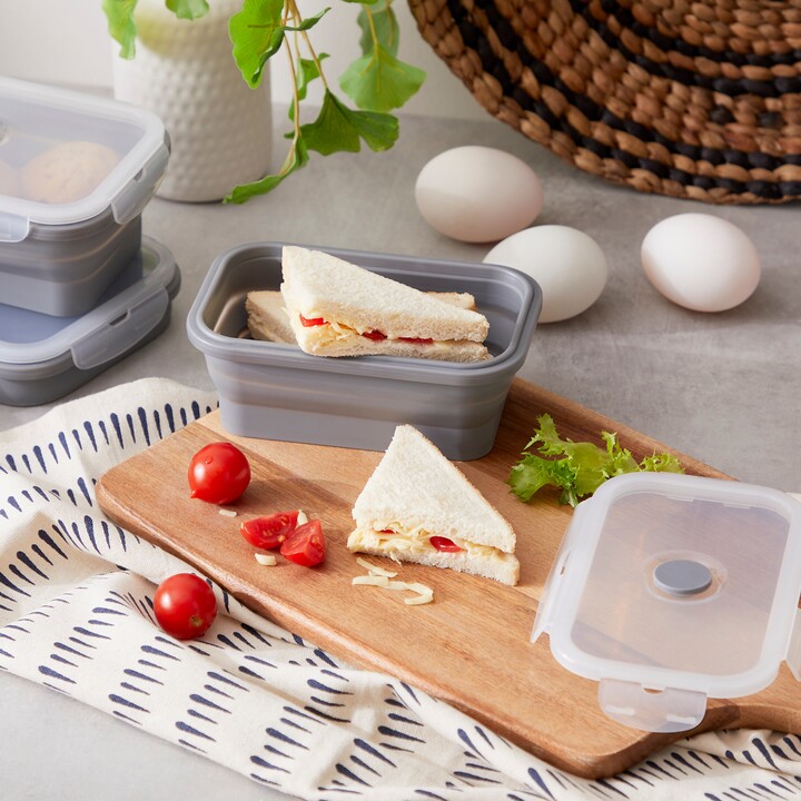 Dunelm Collapsible Container Medium Clear - ShopStyle