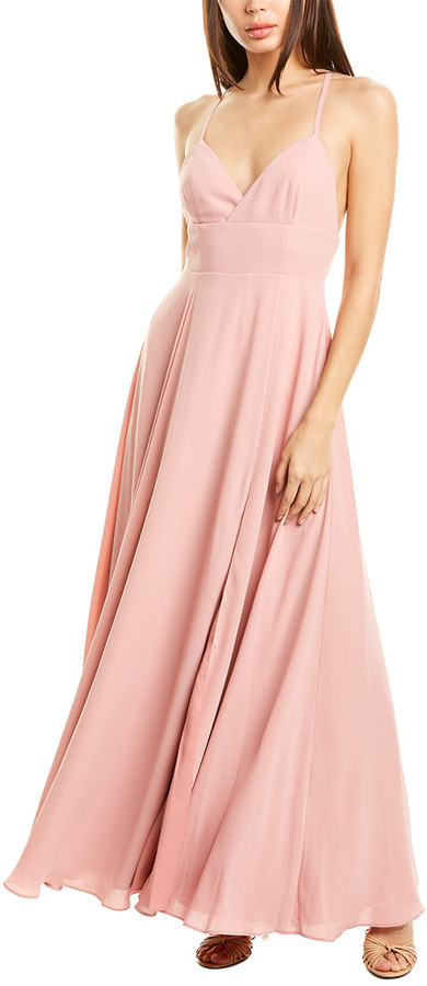 Fame & Partners Triangle Cup Gown - ShopStyle Evening Dresses