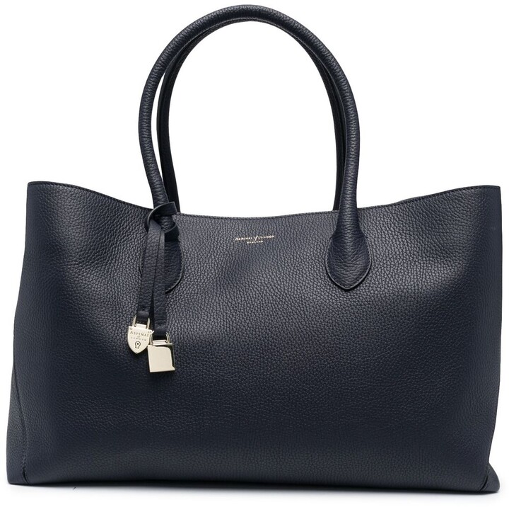 Aspinal of London London pebbled tote bag - ShopStyle
