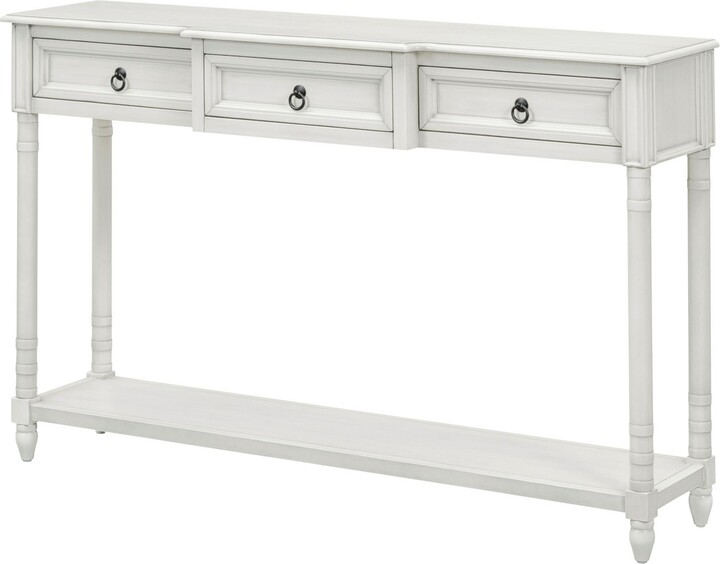 Simplie Fun Console Table Sofa Table With Drawers For Entryway With ...