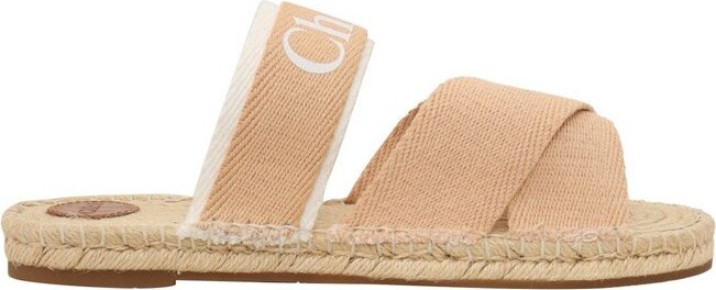Chloé Children Logo-Printed Crossover Strapped Slides - ShopStyle Girls ...