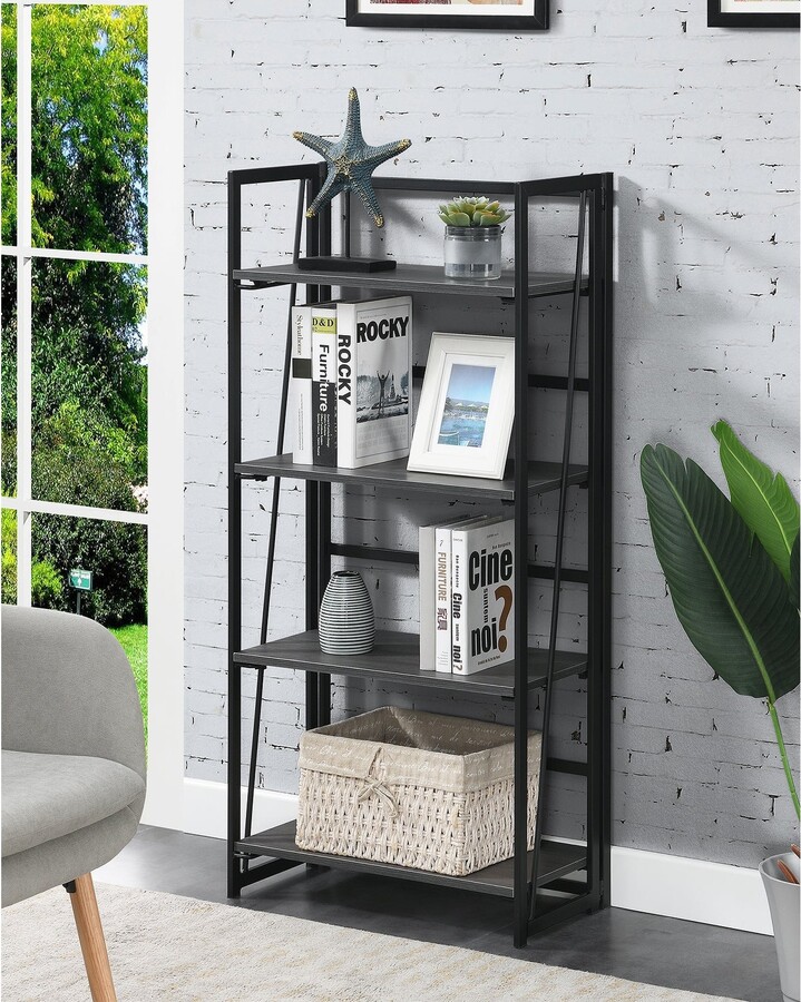 Porch & Den Demi Folding 4 Tier Bookshelf - ShopStyle Bookcases & Cabinets