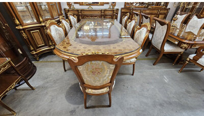 Milano Italian Furniture Oval 118'' L x 47'' W Dining Set - ShopStyle