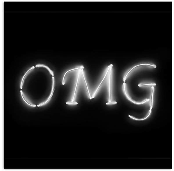 OMG Calligraphy Neon Letters Wall Art - ShopStyle Home & Living