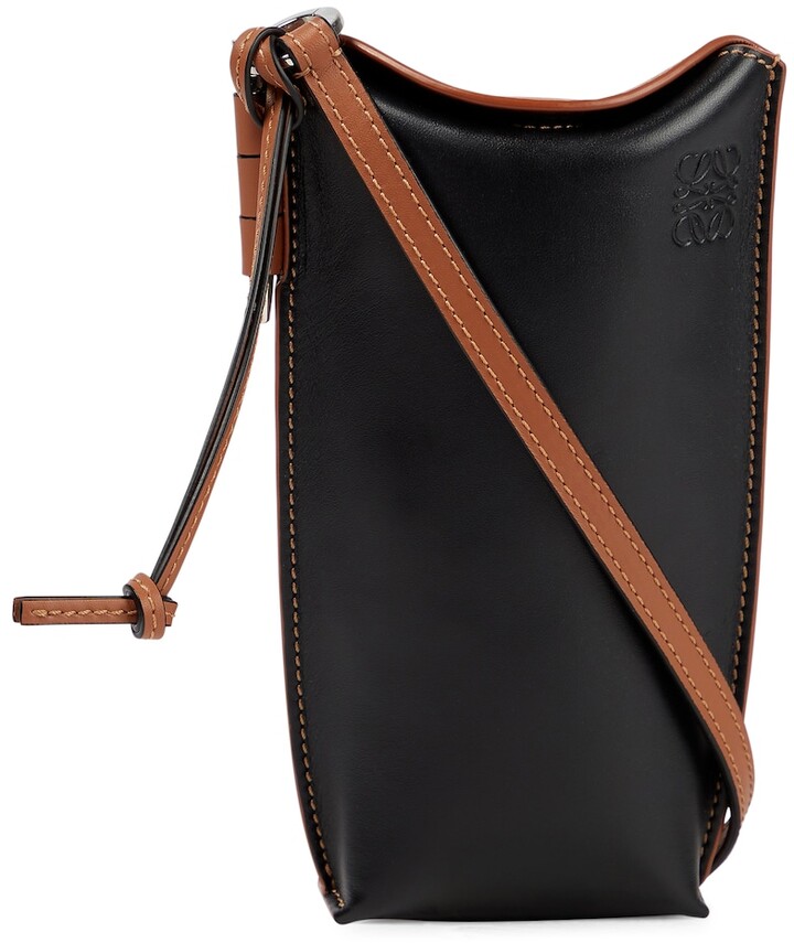 Loewe Gate Pocket leather shoulder bag - ShopStyle