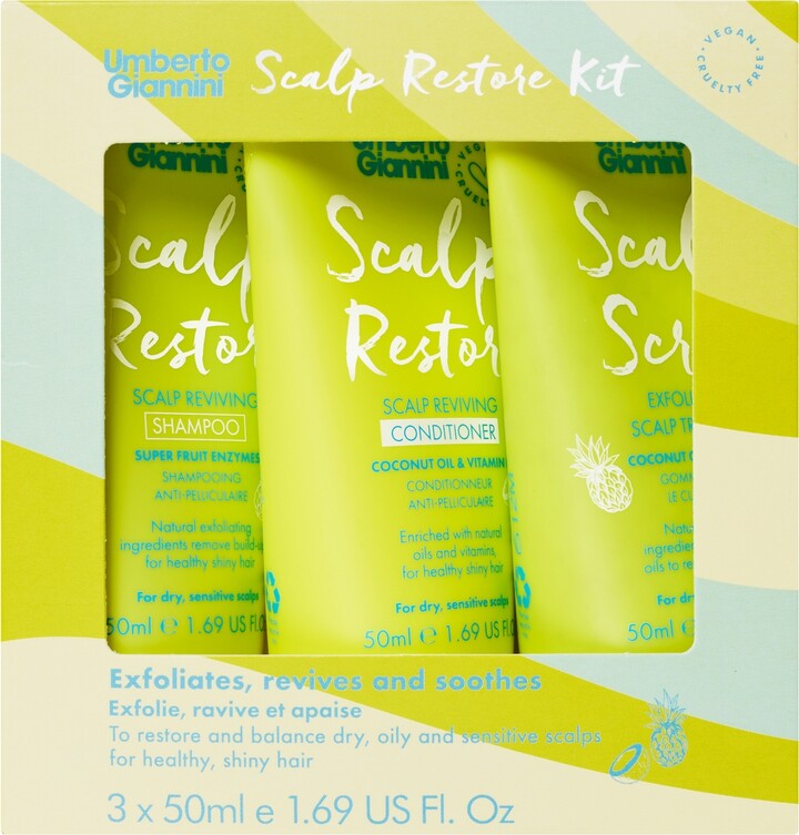 Umberto Giannini Scalp Starter Kit 3 x 50ml - ShopStyle Shampoo