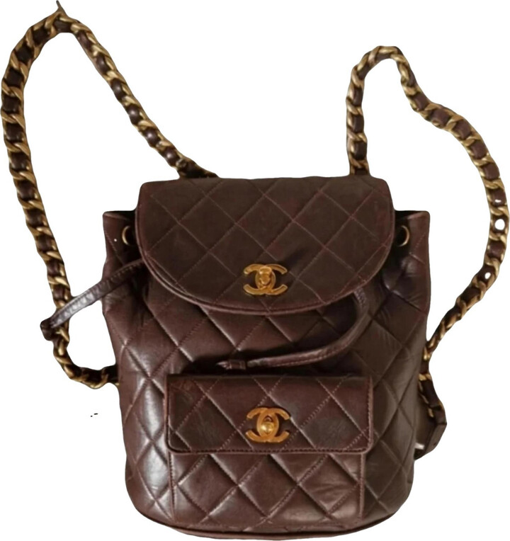 Chanel Duma leather backpack - ShopStyle