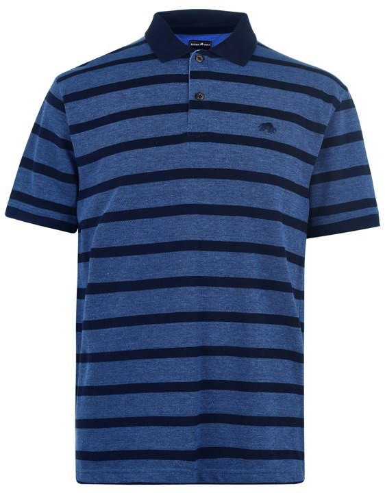 Raging Bull Birdseye Stripe Polo Shirt - ShopStyle