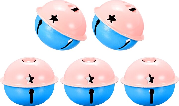 Unique Bargains Jingle Bells, 40mm 5pcs Craft Bells with Star Cutouts ...