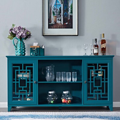 Winston Porter Versatile and Stylish 60-Inch Sideboard Buffet Table ...