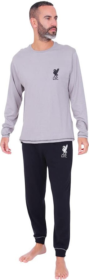 Liverpool F.C. Mens Official Liverpool Football Club Grey Long LFC ...