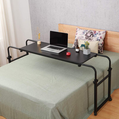 Latitude Run Overbed Table With Wheels Overbed Desk Over Bed Desk King ...