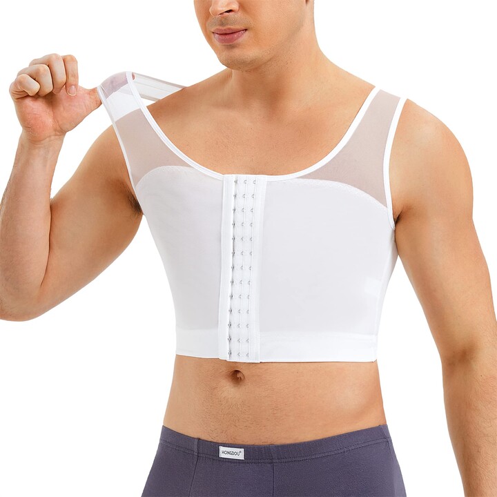 Tailong Men Hide Gynecomastia Chest Vest Chest Binder Compression