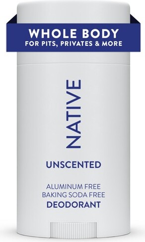 Native Whole Body Deodorant Stick - Unscented - Aluminum Free - 2.3oz ...