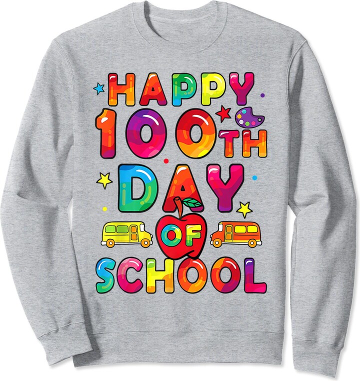 Happy 100th Day of School Teacher Student Happy 100th Day of School 100 ...
