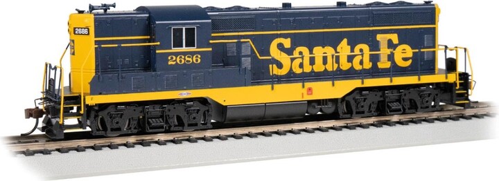 BACHMANN No.2686 HO Scale Santa Fe EMD GP7 Diesel Locomotive DCC - ShopStyle Board Games