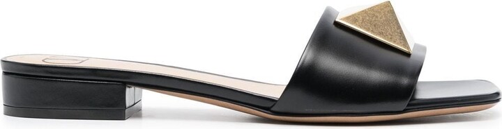 Valentino Garavani One Stud mules - ShopStyle
