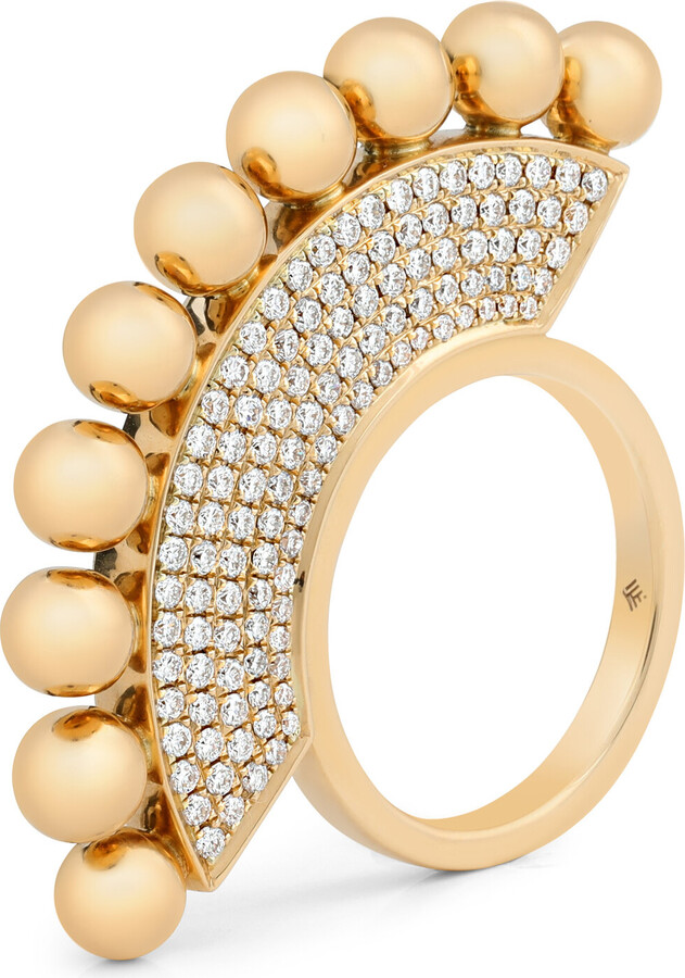 Maison Tjoeng 18k Yellow Gold Selene Ring - ShopStyle