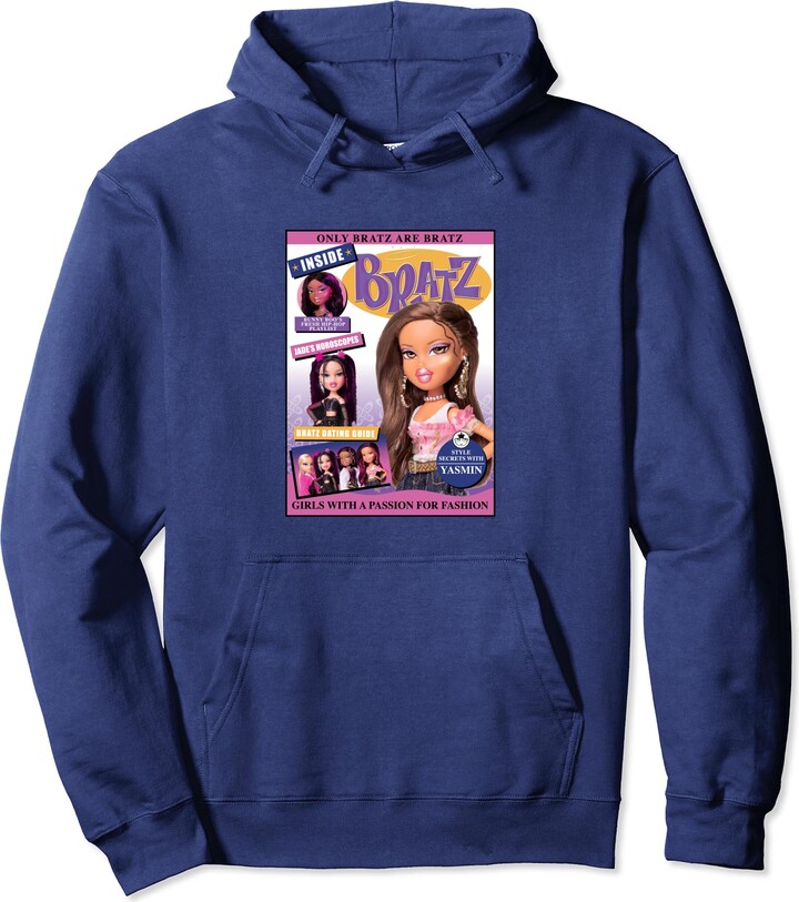 Bratz Only Are Magazine Cover Art Doll Portraits Pullover Hoodie ...