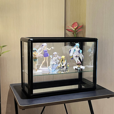 Wrought Studio Tempered Glass Counter Top Display Showcase With Sliding ...