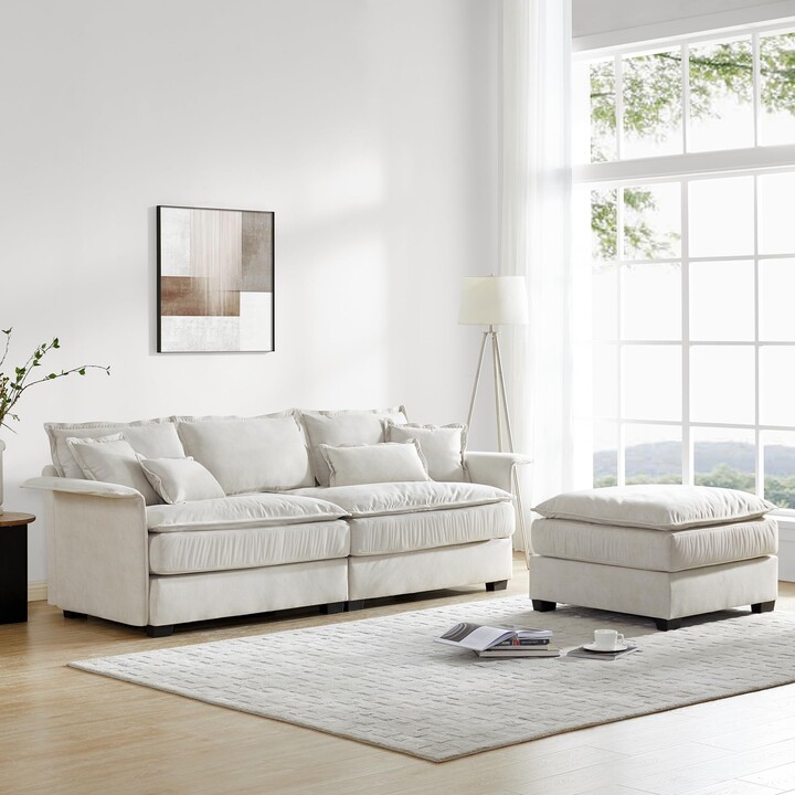 Imisemoh Oversized Luxury Sectional Sofa with Wide Left & Right Seat ...
