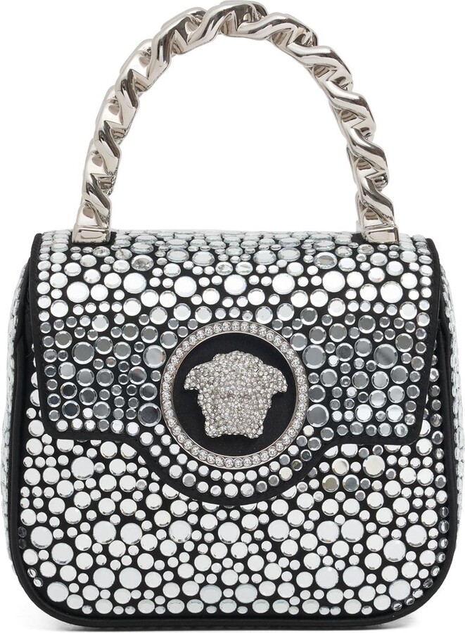 Versace Mini Medusa top handle bag - ShopStyle