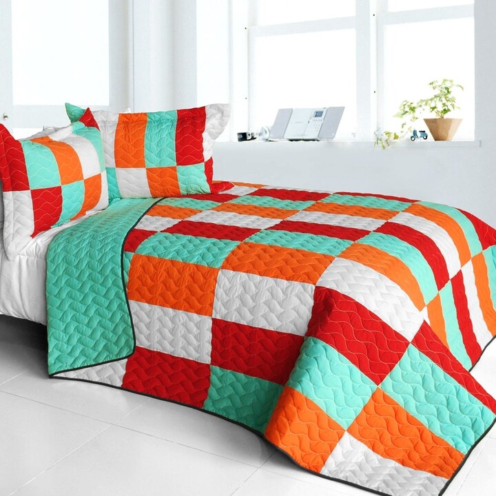 3PC Vermicelli - Quilted Patchwork Quilt Set - ShopStyle