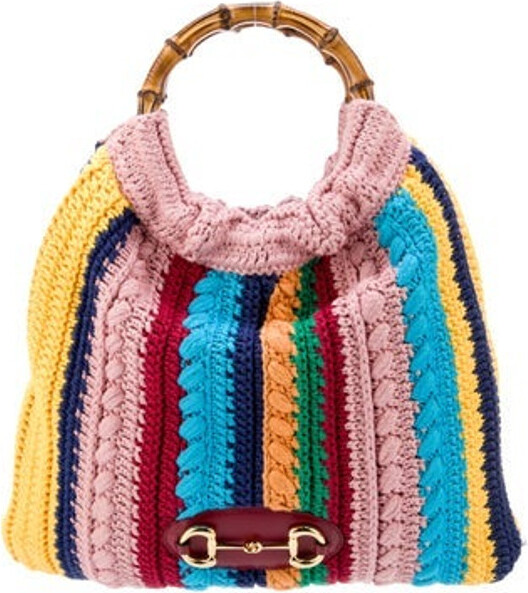 Gucci Horsebit 1955 Crochet Tote - ShopStyle