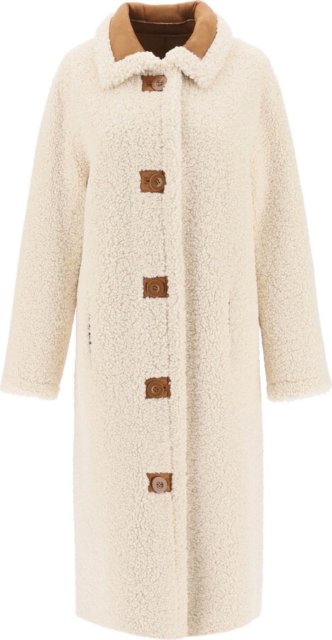 Stand Studio 'kenca' Reversible Eco-shearling Coat - ShopStyle