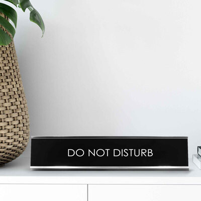 Designs ByLITA Do Not Disturb Novelty Sign - ShopStyle Desks