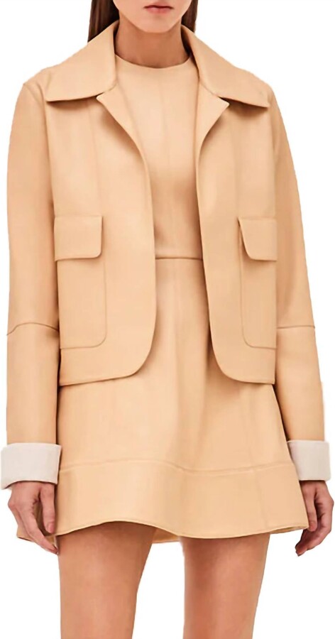 Alexis Peri Jacket In Dune - ShopStyle