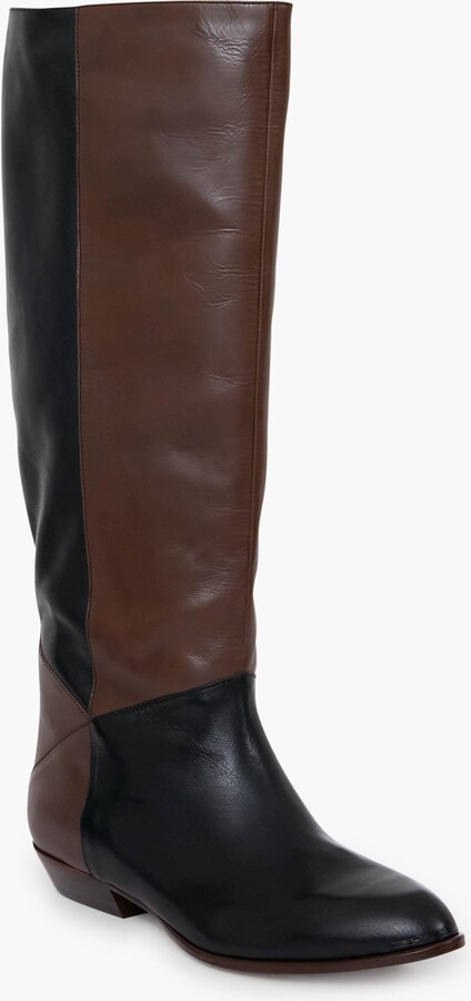 Tuckernuck Shoes Black and Brown Sloane Patchwork Boots - ShopStyle