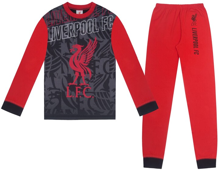 Liverpool F.C. Liverpool FC Official Gift Boys Sublimation Long Pyjamas ...