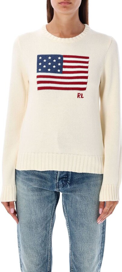 Polo Ralph Lauren Flag knit sweater - ShopStyle
