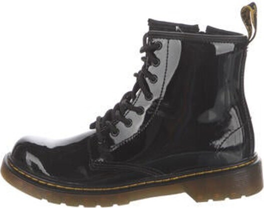 Dr. Martens Patent Leather Combat Boots - ShopStyle