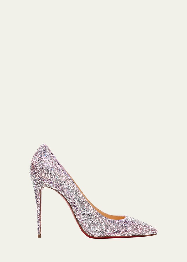 Christian Louboutin Kate Strass Red Sole Pumps - ShopStyle