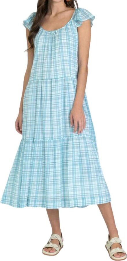 Olivia James The Label Milly Dress in Country Plaid Blue - ShopStyle